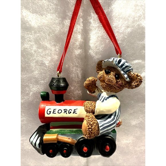 Kurt Adler | Holiday | Vintage Kurt Adler Teddy Bear Engineer Driving ...